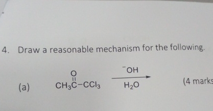 Solved How to solve Draw a reasonable mechanism for the | Chegg.com