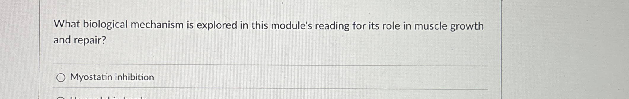 Solved What biological mechanism is explored in this | Chegg.com