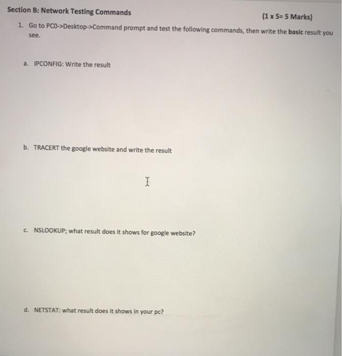 Solved Make the following network in packet tracer by | Chegg.com