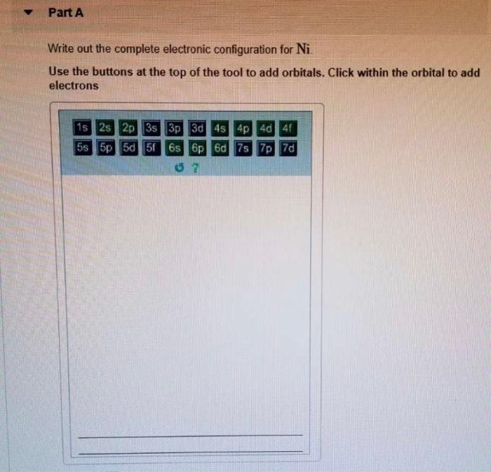 Solved The configuration of the outer electrons in Ni is 3d8 | Chegg.com