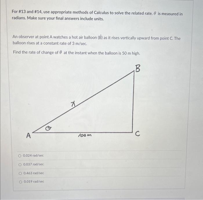 Solved For \#13 and \#14, use appropriate methods of | Chegg.com
