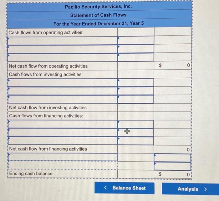 Solved The trial balance of Pacilio Security Services, | Chegg.com