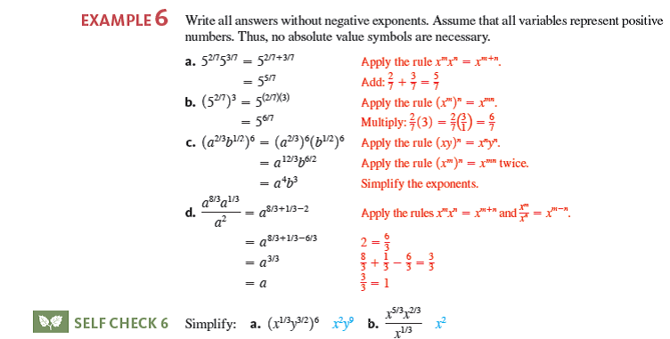 Solved Perform The Operations Write Answers Without Negative Exp 6077