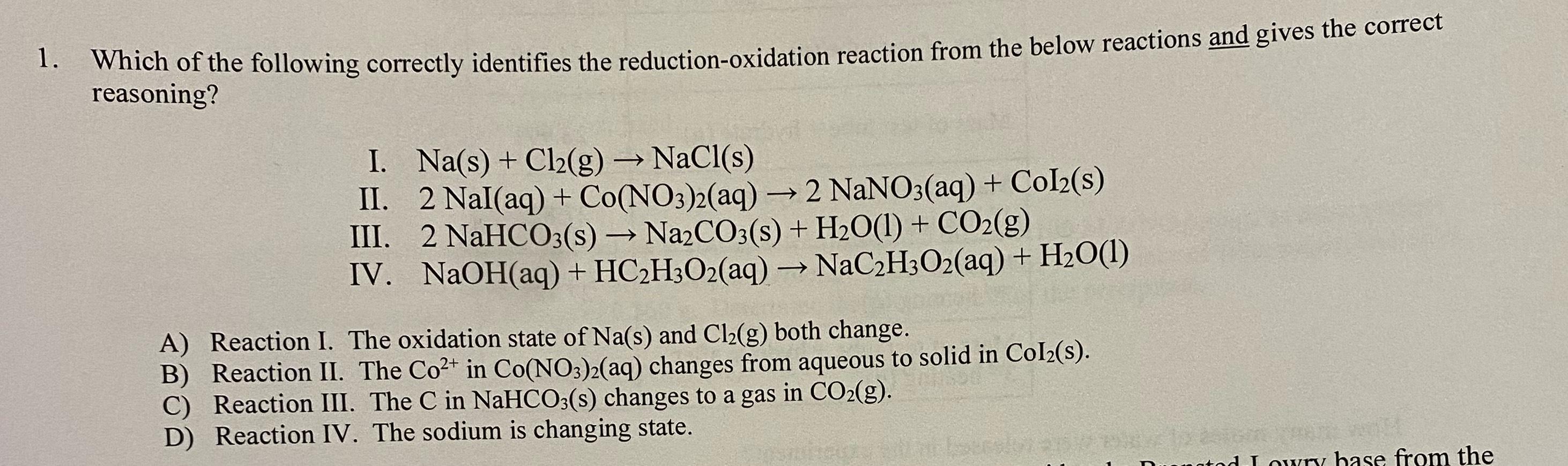 Solved Which of the following correctly identifies the | Chegg.com