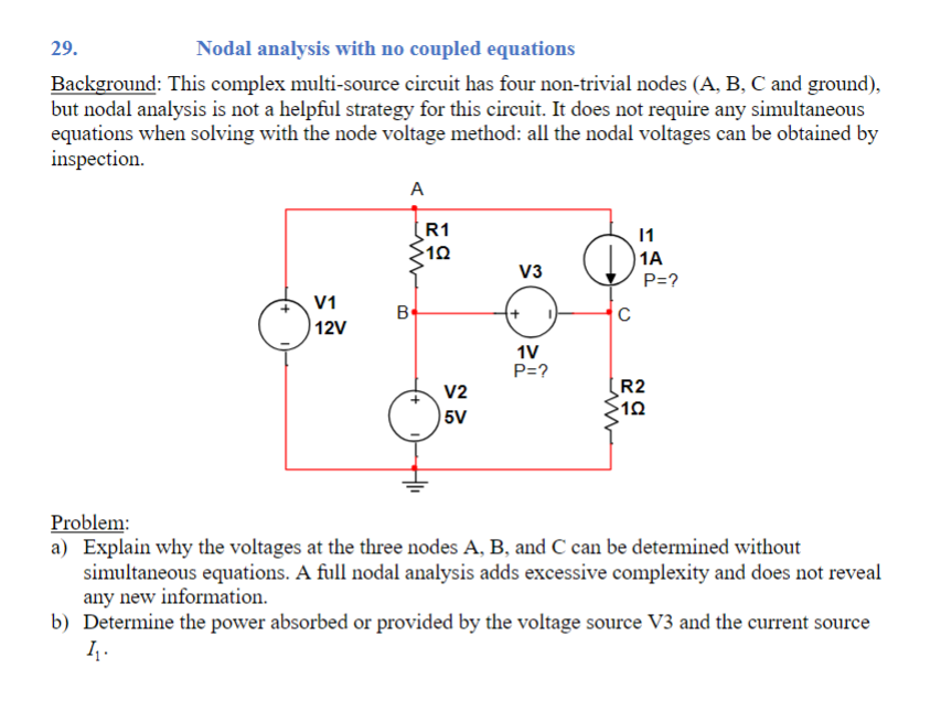 Solved Use nodal analysis, with a supernode, to find i0, | Chegg.com Solved Use nodal analysis, with a supernode, to find i0, | Chegg.com
