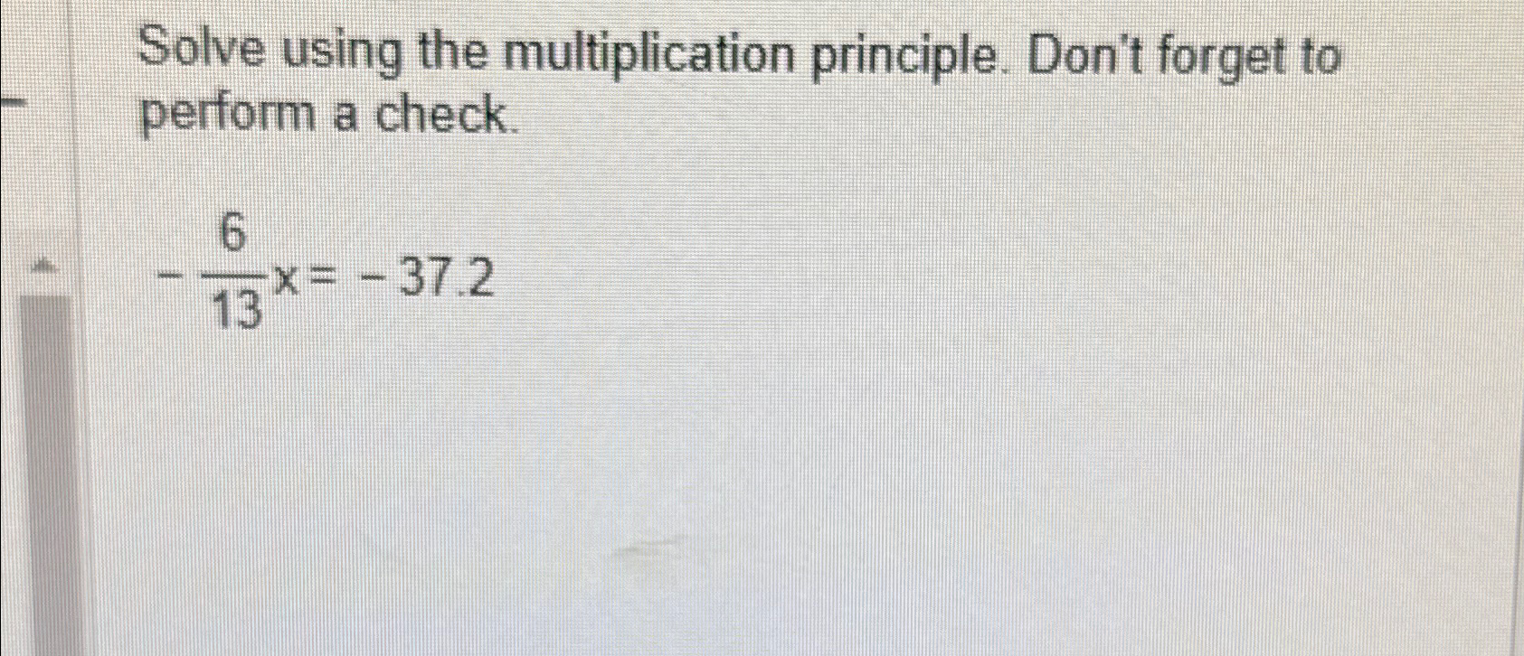 Solved Solve using the multiplication principle. Don't | Chegg.com