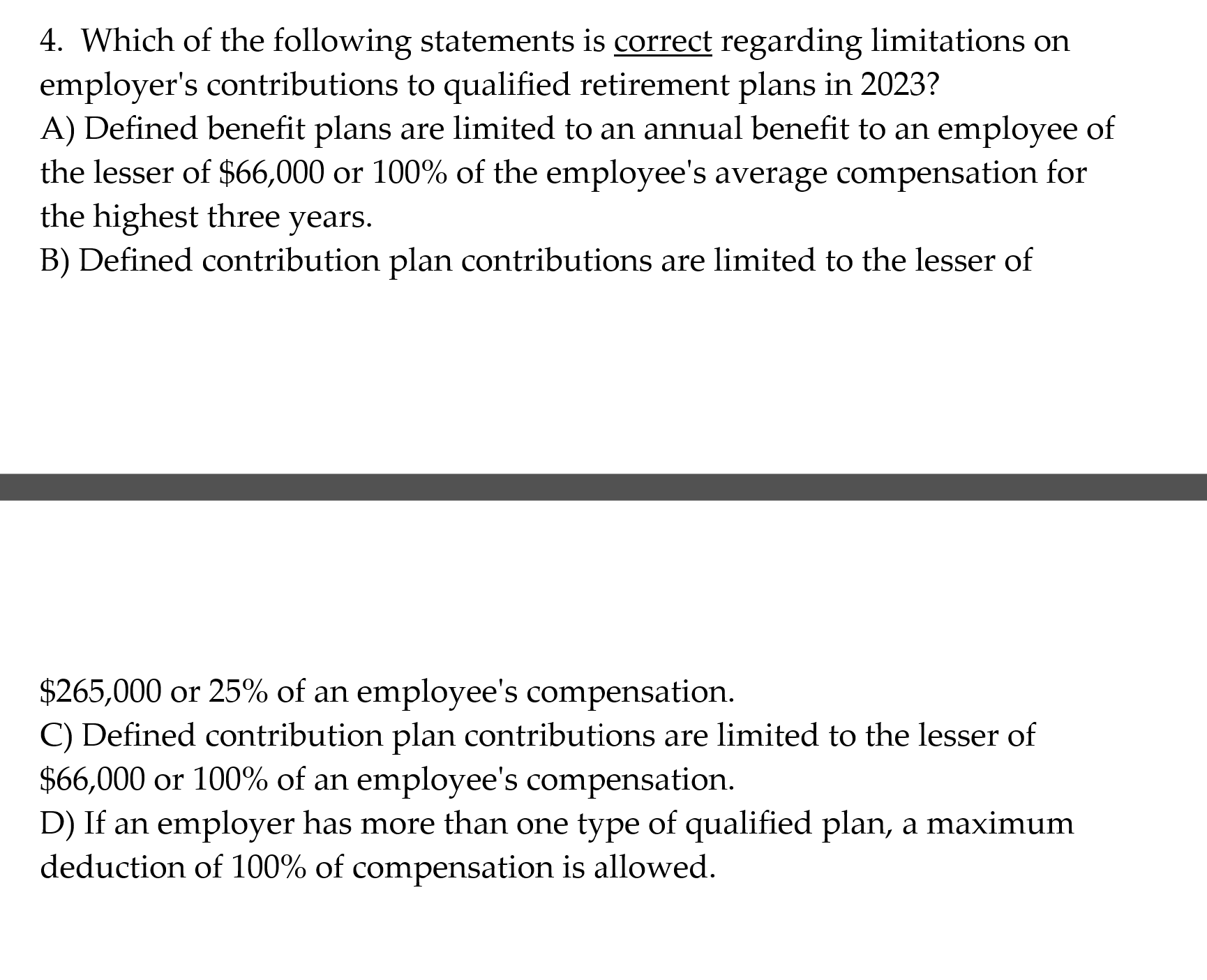 Solved Which of the following statements is correct | Chegg.com