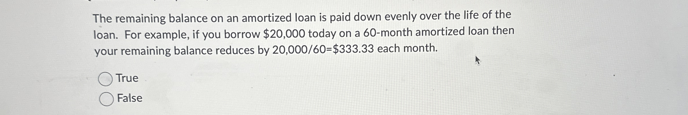 Solved The remaining balance on an amortized loan is paid | Chegg.com