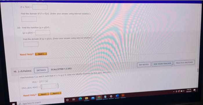 Solved Consider the following functions. f(x)=49−x2−g(x)=x+4 | Chegg.com