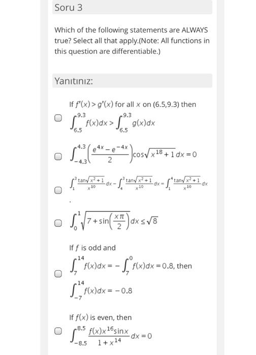 Solved Soru 5 Find the arc length of the curve -- S V2-1 dt | Chegg.com