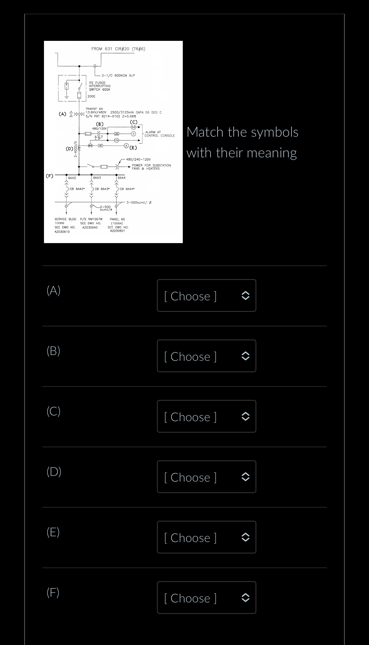 Solved Match the symbols with their meaning(A)[ ﻿Choose | Chegg.com