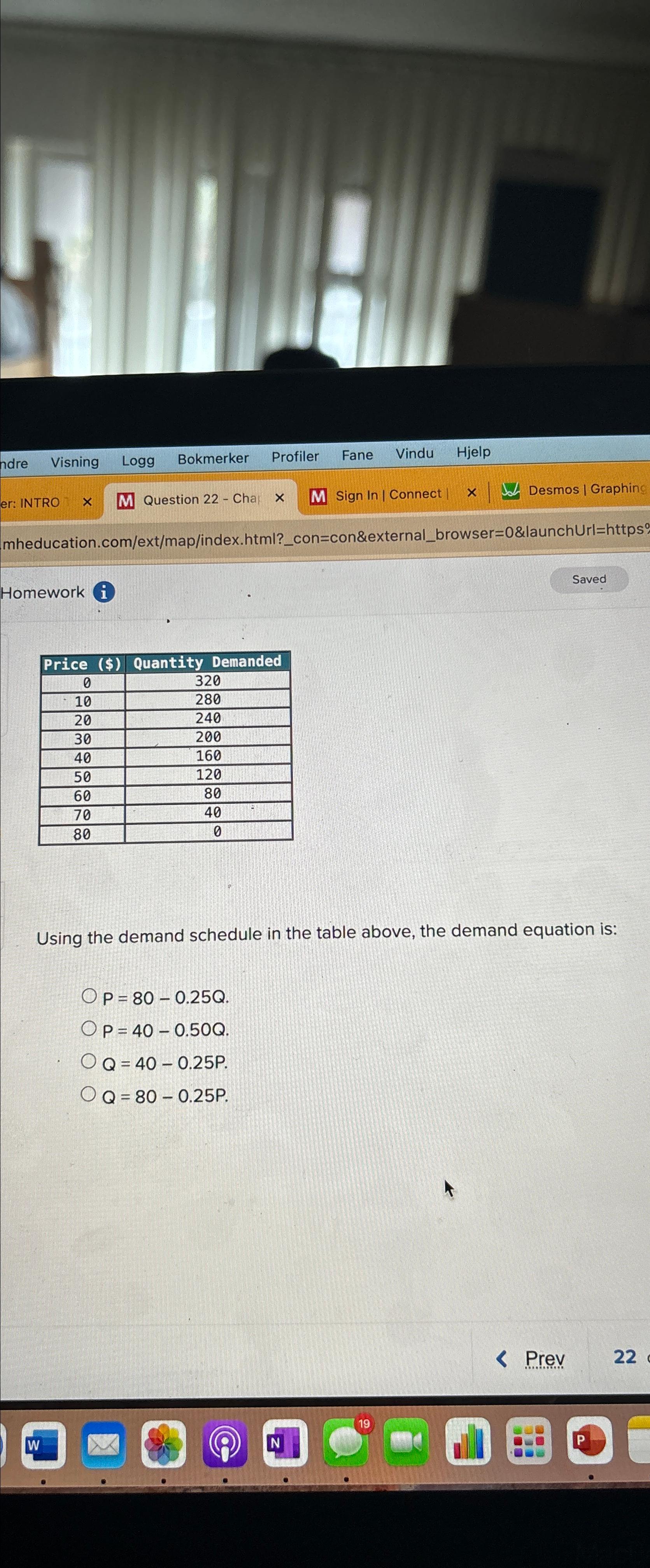 Solved Homework\table[[Price ($),Quantity | Chegg.com