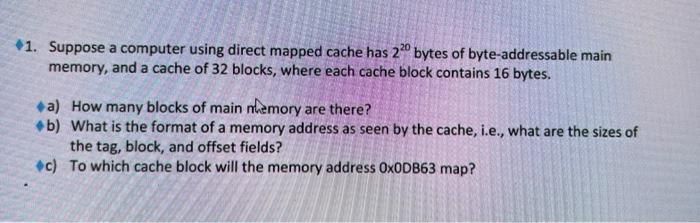 Solved Suppose a computer using fully associative cache has | Chegg.com