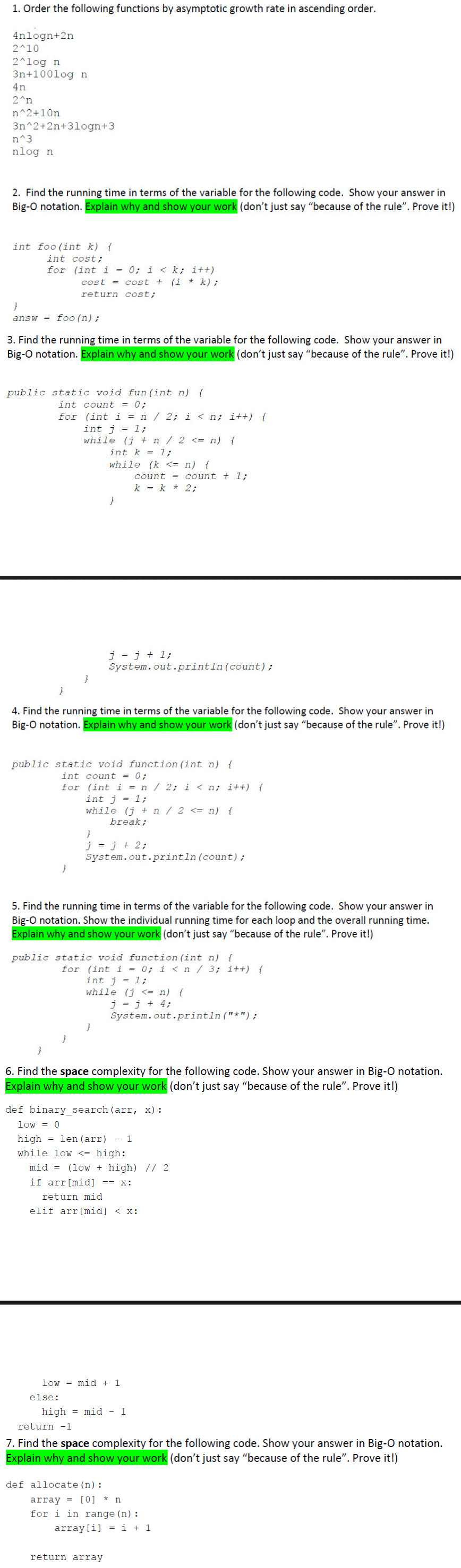 Solved Please answer everything fully | Chegg.com