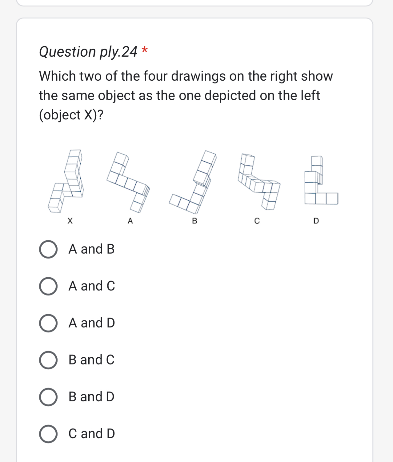 Solved Question Ply 24 Which Two Of The Four Drawings On