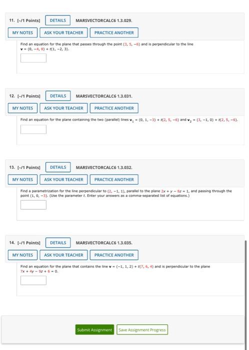 Solved 11. [-/1 Points DETAILS MARSVECTORCALC6 13.029 MY | Chegg.com Solved 11. [-/1 Points DETAILS MARSVECTORCALC6 13.029 MY | Chegg.com