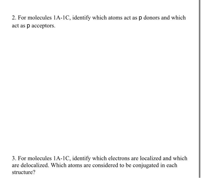 Solved 1. Draw all resonance contributors of the following | Chegg.com