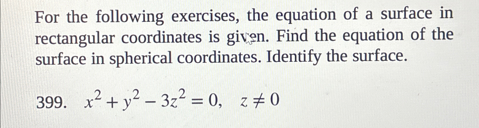 Solved For the following exercises, the equation of a | Chegg.com