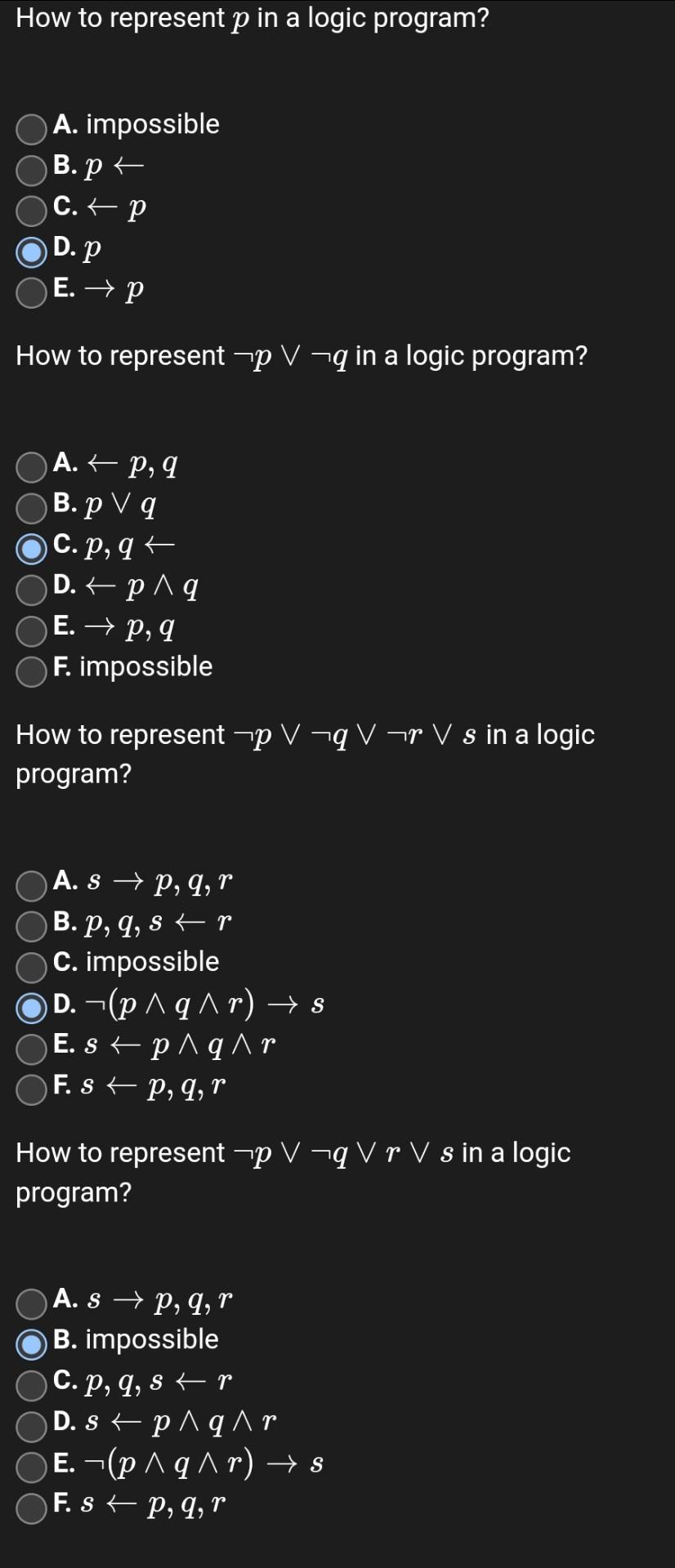 Solved Enter T or F depending on whether the formula is a | Chegg.com