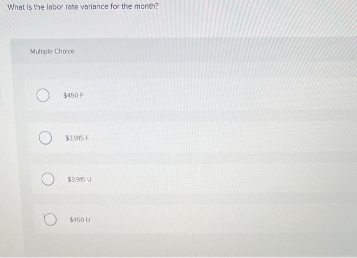 Solved TB MC Qu. 10-176 (Static) The following labor | Chegg.com