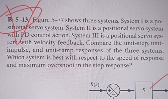 B 5 13 figure 5 77 shows Three Systems System I