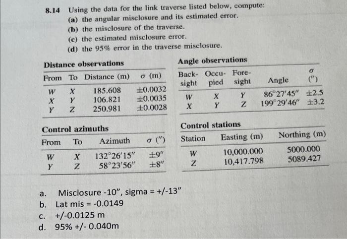 Solved correct answers at bottom for each part. need to see | Chegg.com