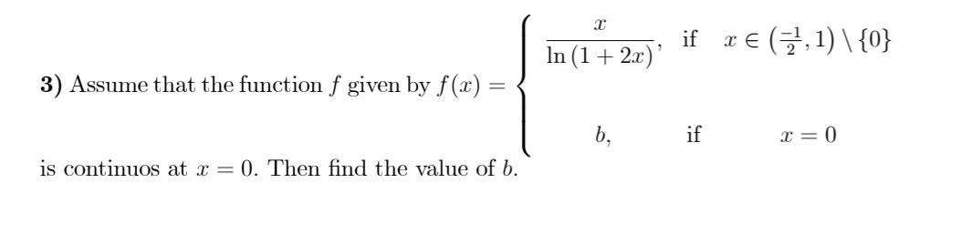Solved 3) Assume that the function f given by | Chegg.com