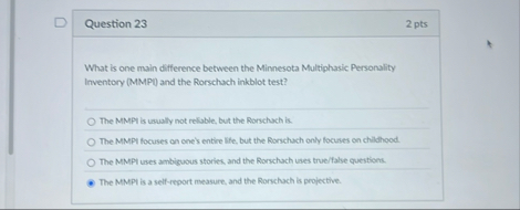 Solved Question 232 ﻿ptsWhat is one main difference between | Chegg.com