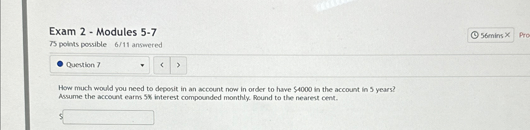 Solved Exam 2 - ﻿Modules 5-775 ﻿points possible 611 | Chegg.com