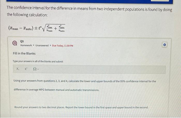 Solved If the conditions for inference are met, the | Chegg.com