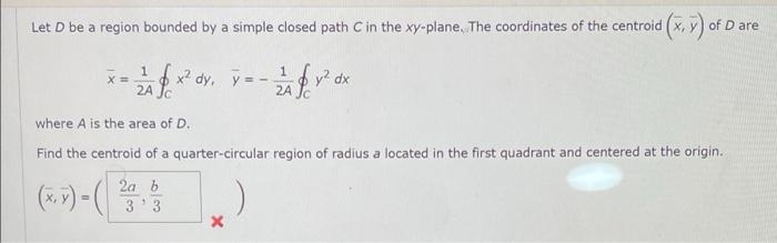 Solved Let D be a region bounded by a simple closed path C | Chegg.com