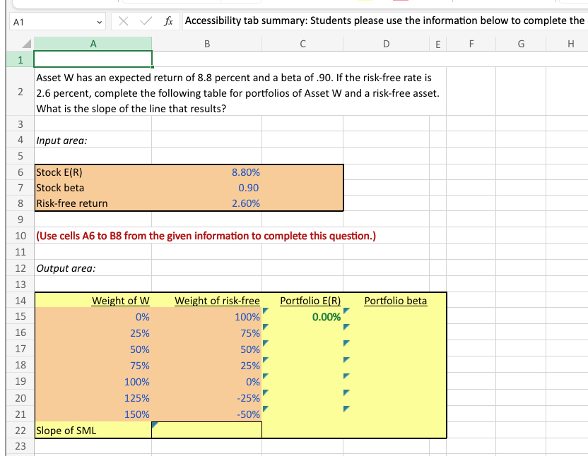 Solved please answer this question>> ﻿showing exact excel | Chegg.com