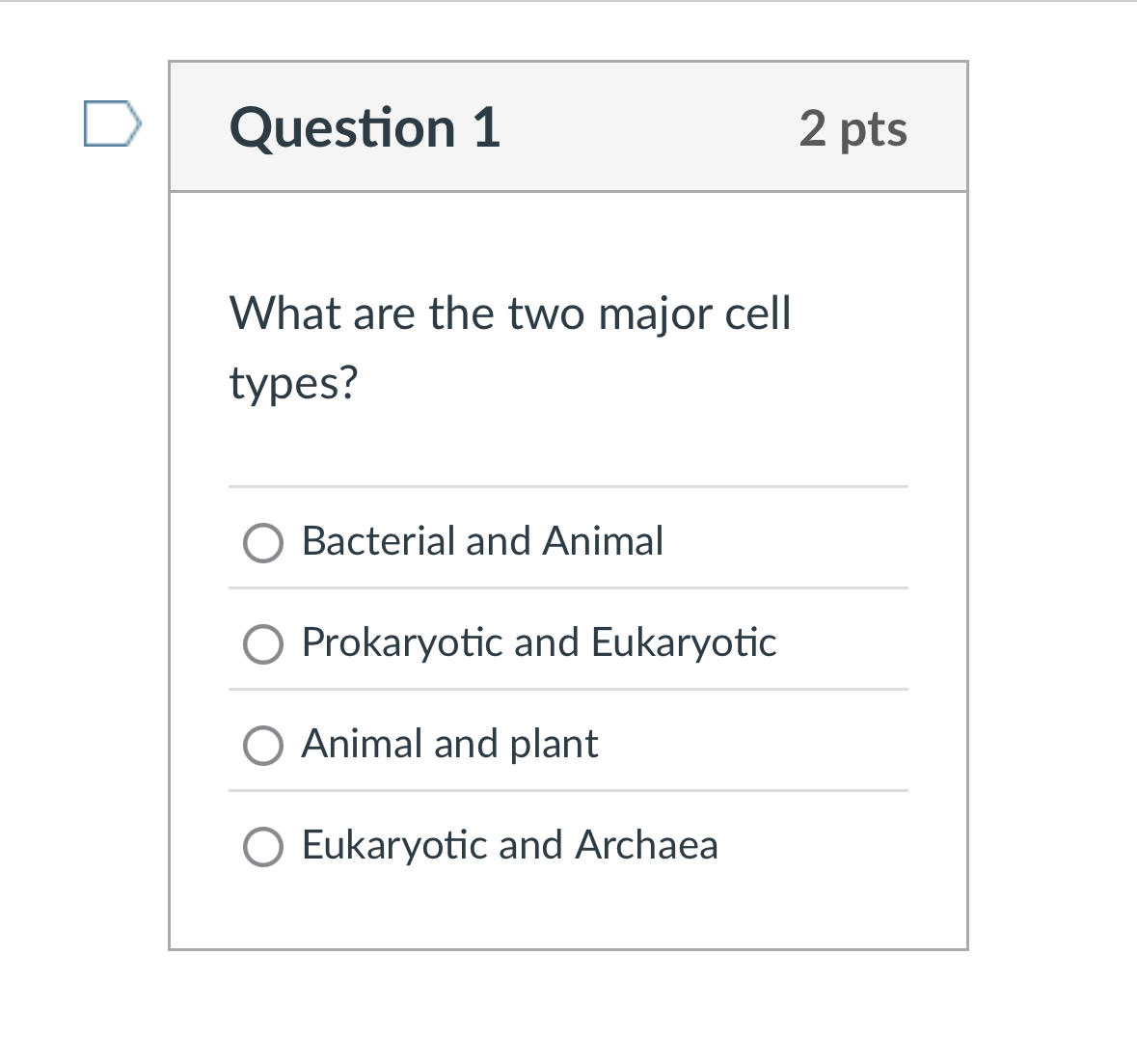 Solved Question 12 ﻿ptsWhat are the two major | Chegg.com