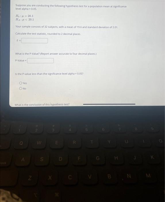 Solved Suppose you are conducting the following hypothesis | Chegg.com