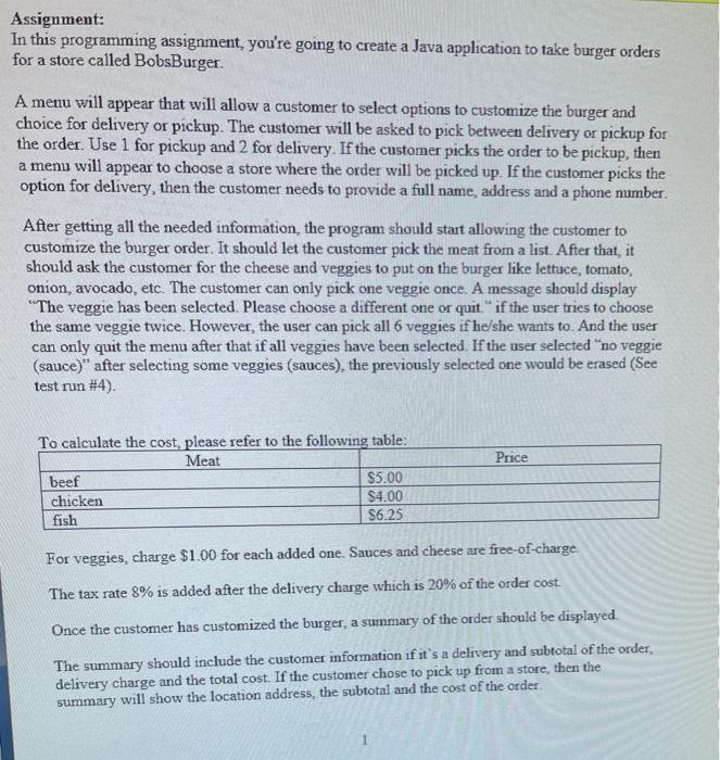 Solved Assignment: In this programming assignment, you're | Chegg.com