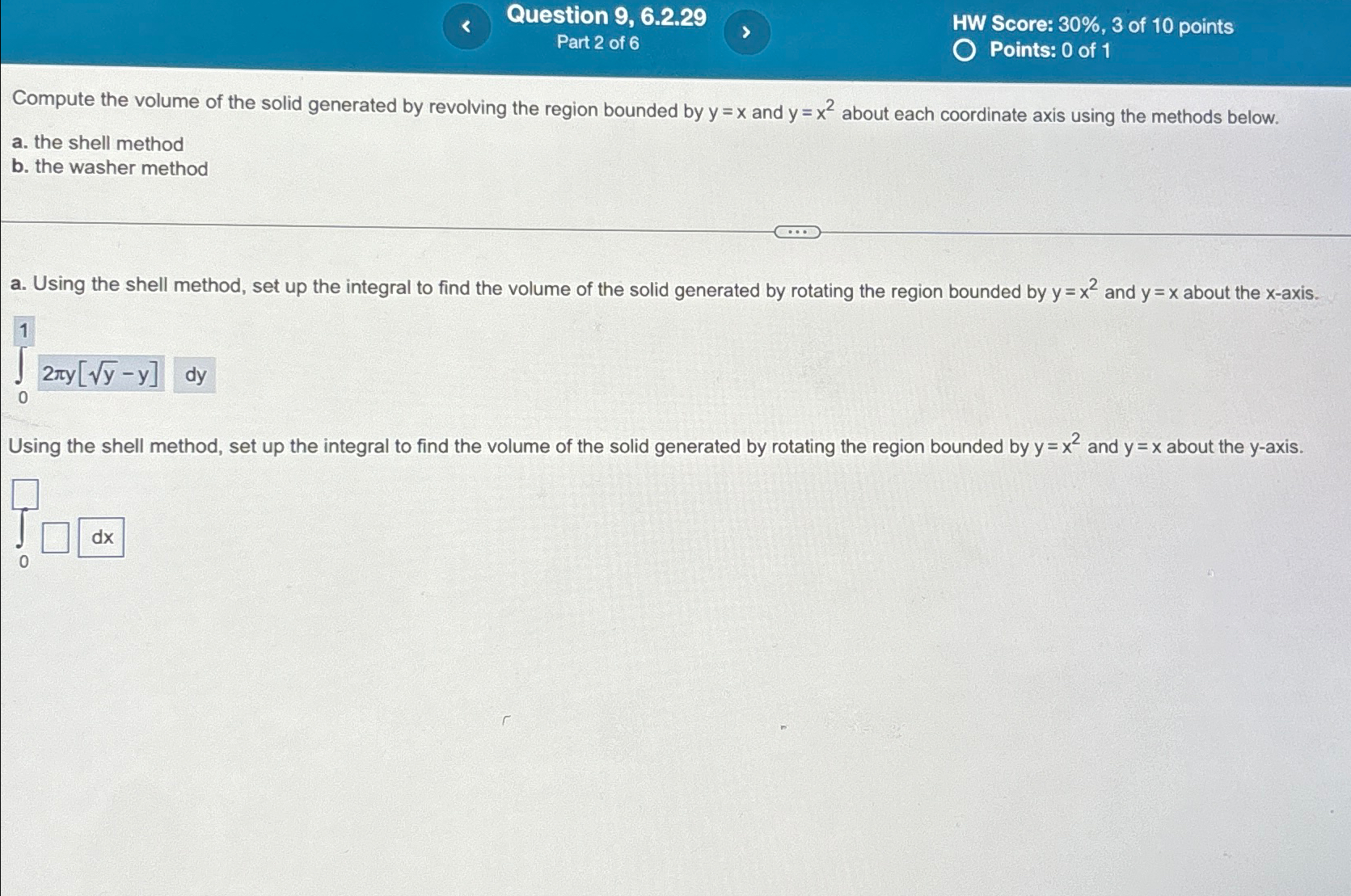 Solved Question 9, 6.2.29HW Score: 30%,3 of 10 pointsPart | Chegg.com Solved Question 9, 6.2.29HW Score: 30%,3 of 10 pointsPart | Chegg.com