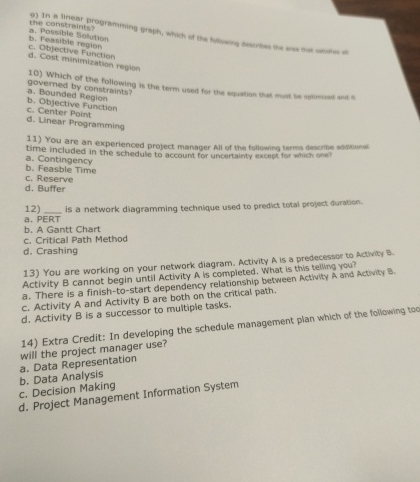 Solved the constraints?a. ﻿Possible Solutionb. ﻿Feasibie | Chegg.com