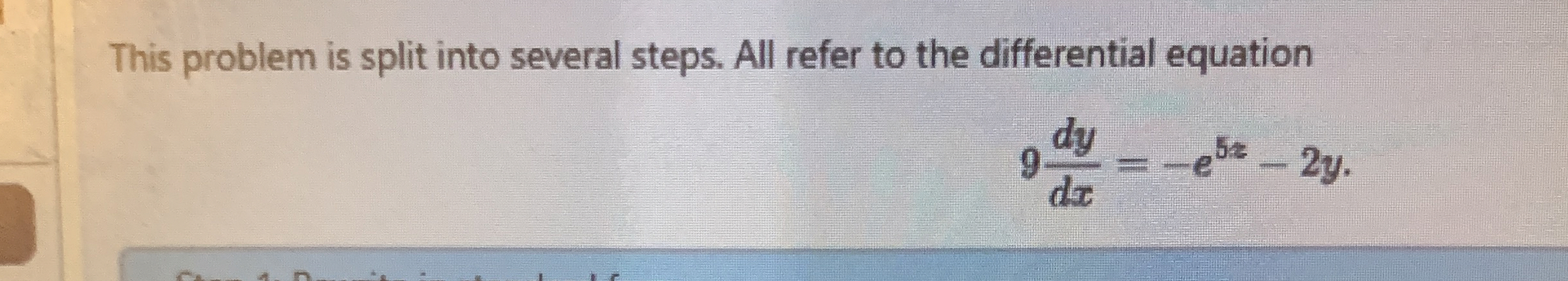 Solved This problem is split into several steps. All refer | Chegg.com