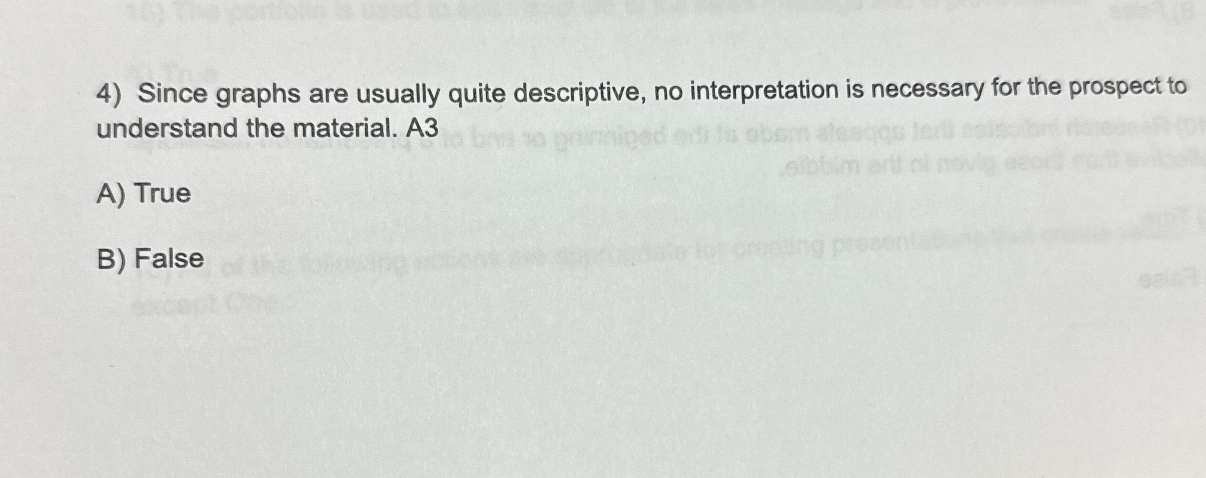 Solved Since graphs are usually quite descriptive, no | Chegg.com