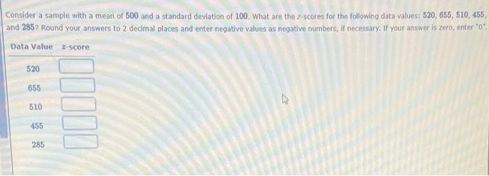 Solved Consider the following data and corresponding | Chegg.com