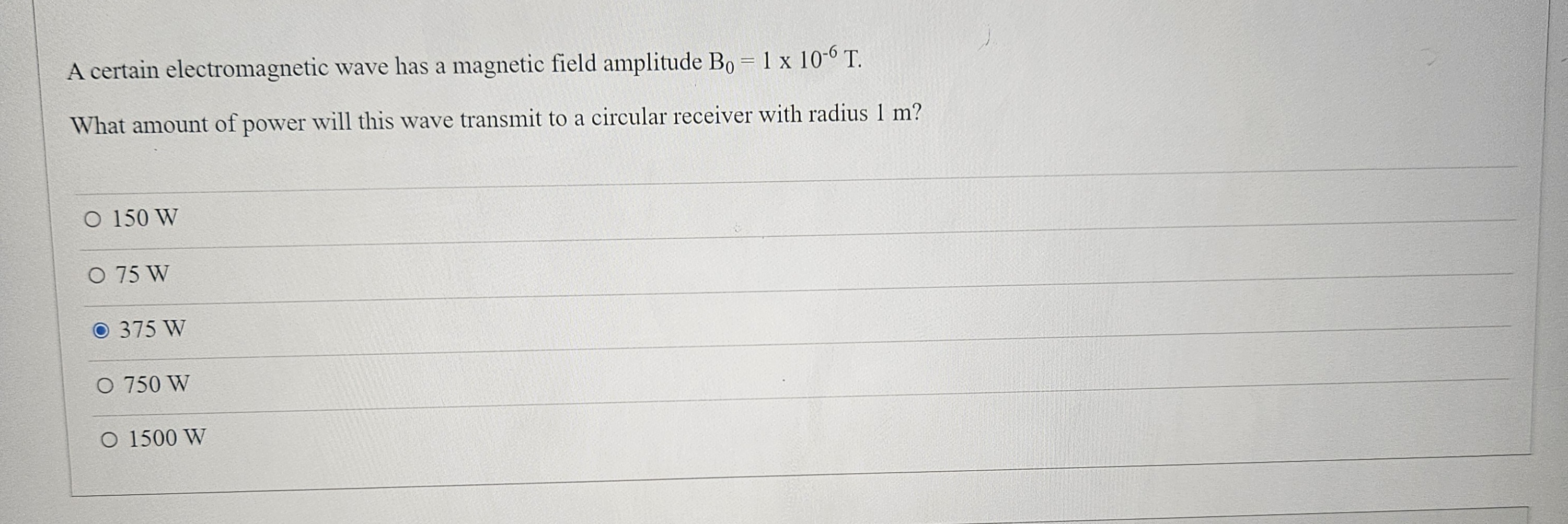 Solved A certain electromagnetic wave has a magnetic field | Chegg.com