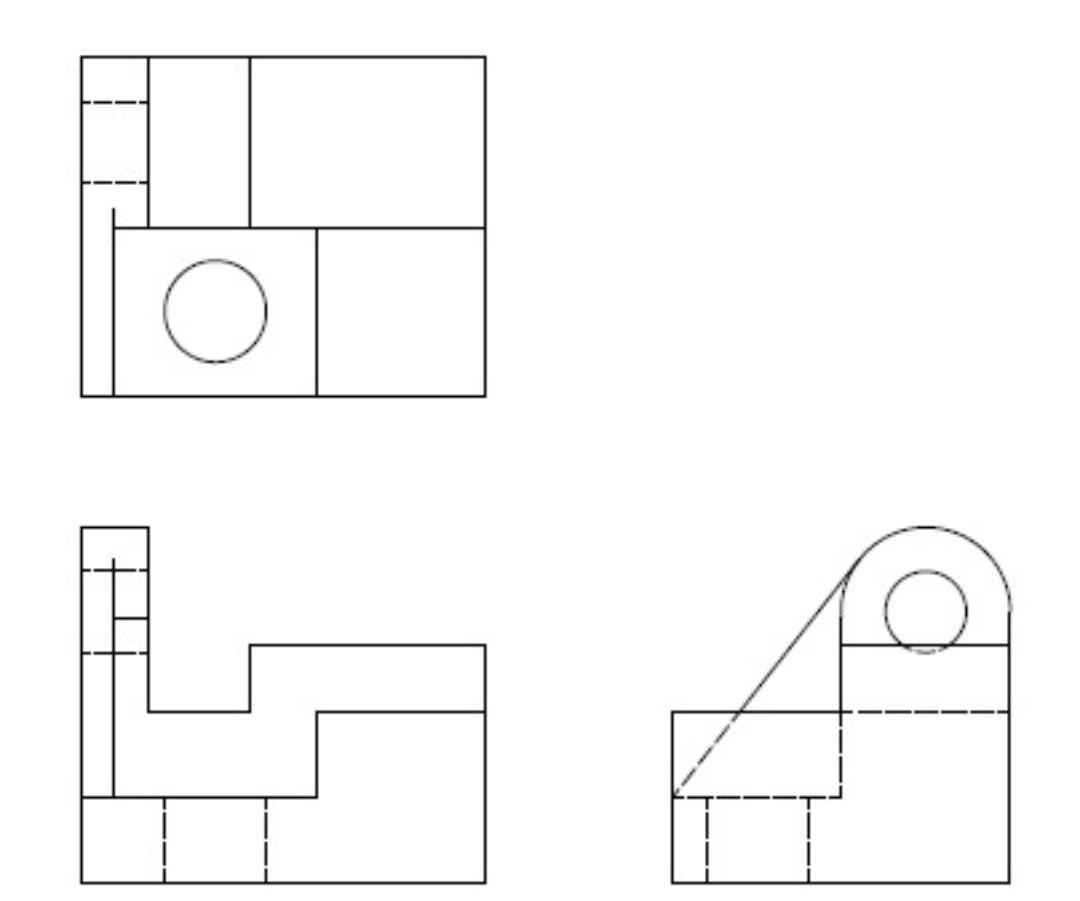 Solved Create isometric projection the above three figure | Chegg.com Solved Create isometric projection the above three figure | Chegg.com