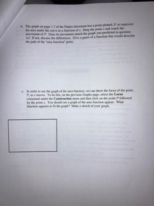 Solved Laboratory Experience Lab 8: Area Functions and the | Chegg.com