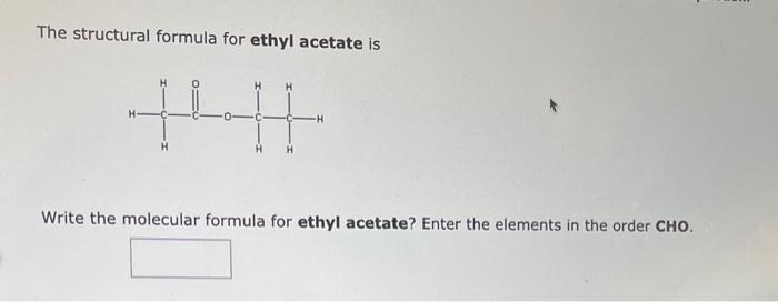 Solved The condensed formula for acetic acid is CH3COOH. | Chegg.com
