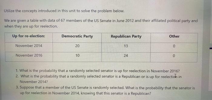 Solved Utilize the concepts introduced in this unit to solve | Chegg.com