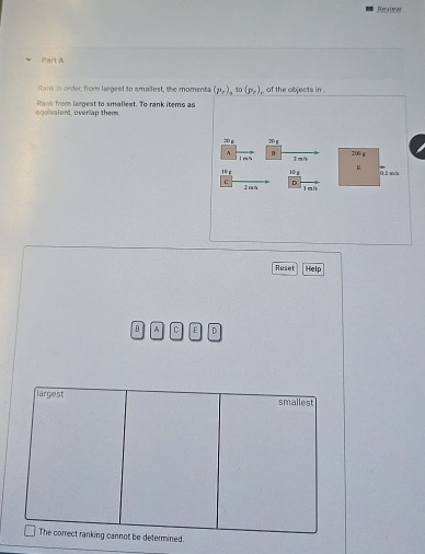 Solved by an EXPERT RerienPart ARank from lageest to smallest. To rank | Chegg.com