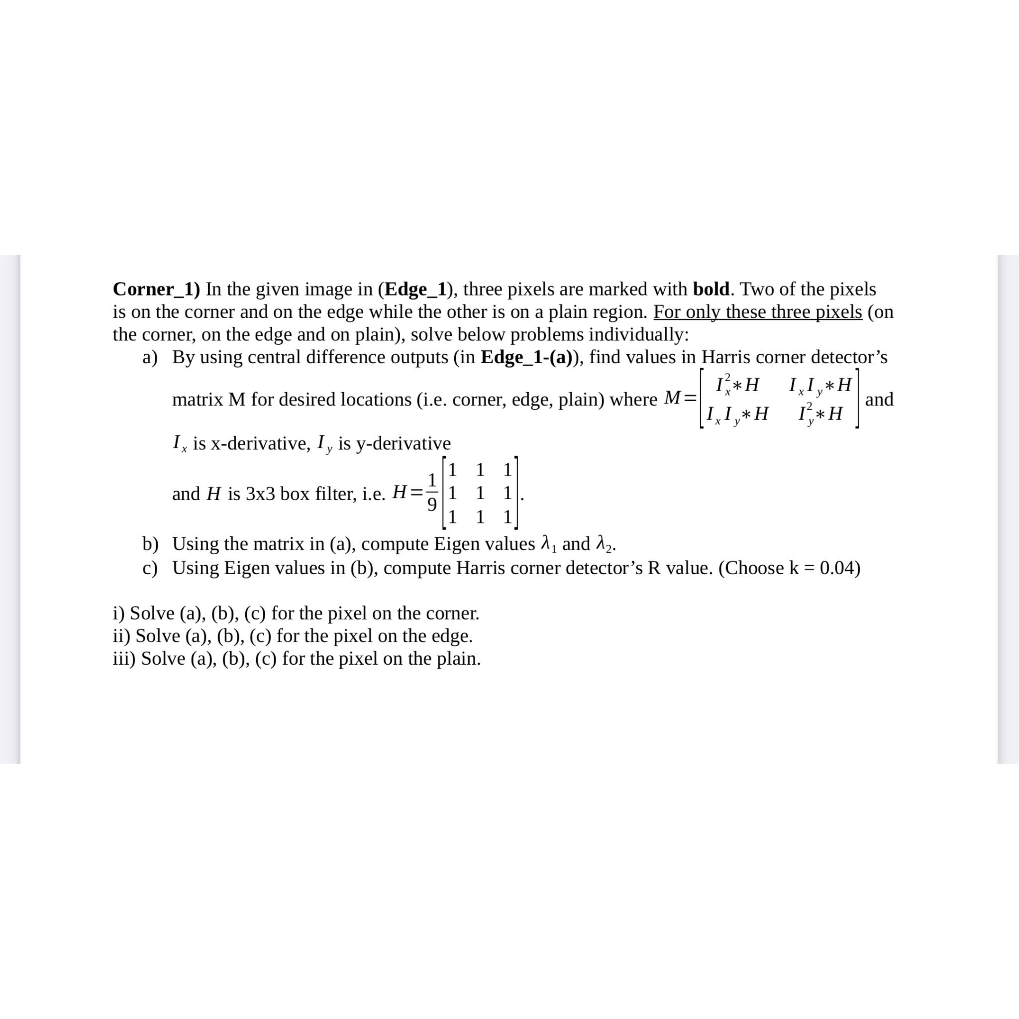Solved Corner_1) ﻿In the given image in (Edge_1), ﻿three | Chegg.com
