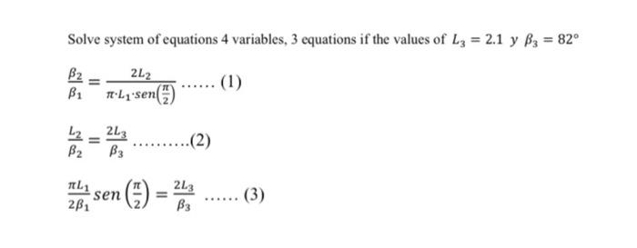 Solved Solve system of equations 4 variables, 3 equations if | Chegg.com