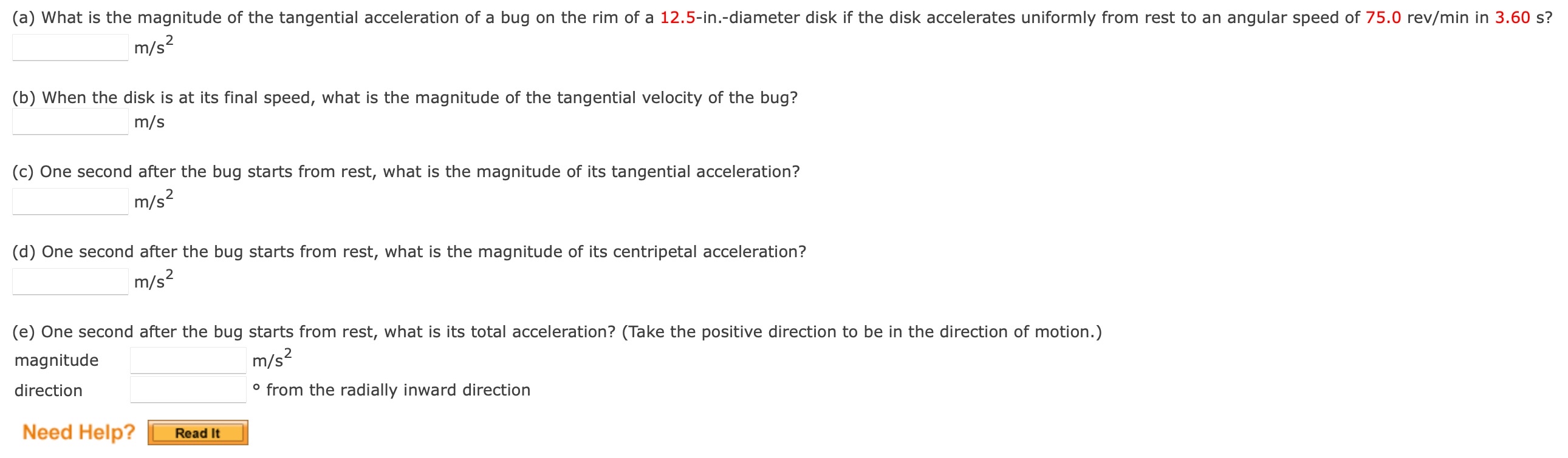 Solved ms2(b) ﻿When the disk is at its final speed, what is | Chegg.com