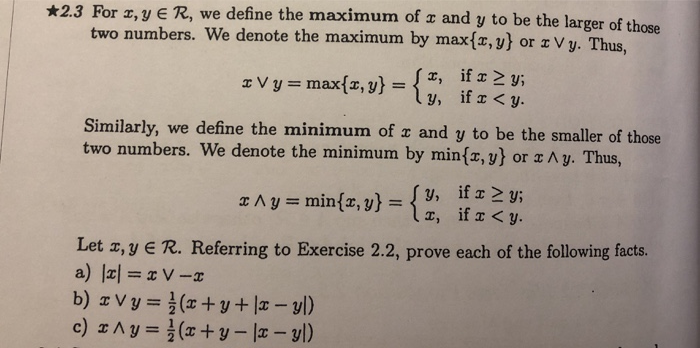 Solved Suppose that F is a finite nonempty subset of R.Do | Chegg.com